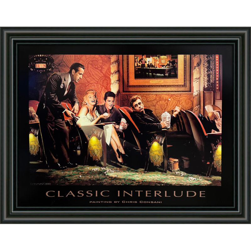 Red Barrel Studio® Classic Interlude - James Dean,Humphrey Bogart, Elvis & Marilyn Monroe ...